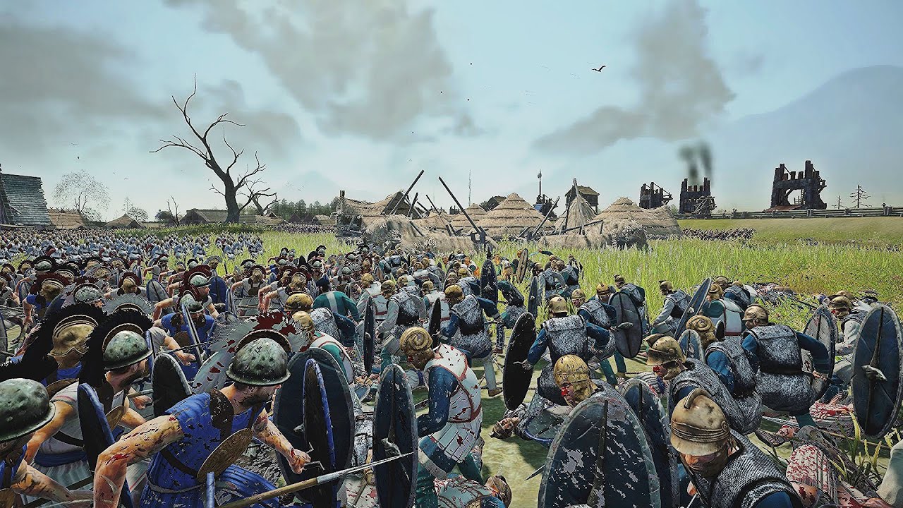 Lusitani CUT LOOSE, Where are the Archers!? CRAZY 4v4 Siege on Total ...