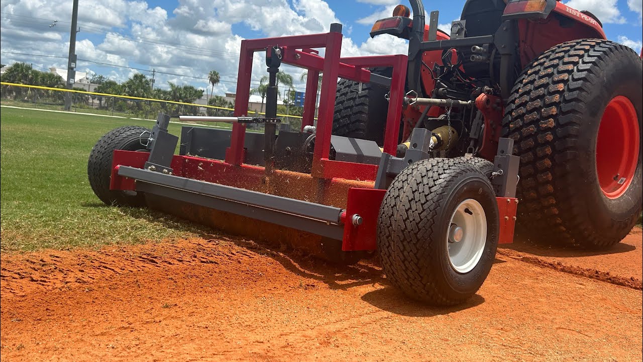 PTO-60 Sports Turf Renovator - YouTube