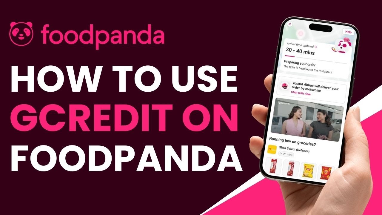 How to Use GCredit in Foodpanda ! Easy Guide - YouTube