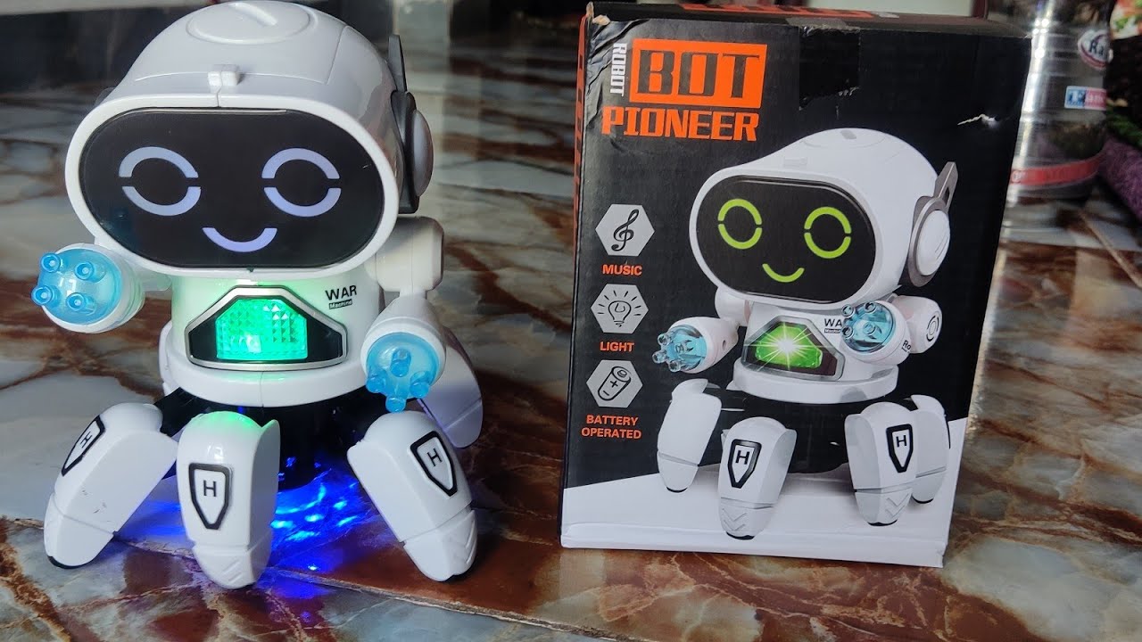 EUPHORIA Toys Bot Robot | Colorful Lights and Music | All Direction ...