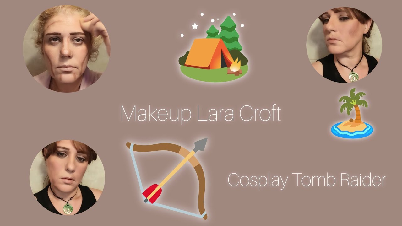Lara Croft 🏹 for a day: Tutorial Makeup & Cosplay Light #cosplay # ...