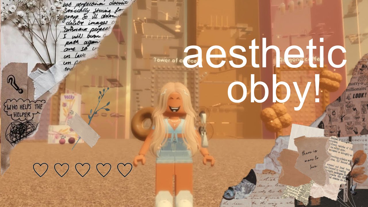 Playing a Roblox Aesthetic Obby!🤍💫💐 - YouTube