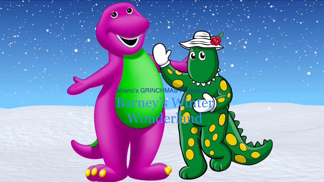 Barney’s Winter Wonderland Part 1 - Barney Writes to the Kids/Opening ...