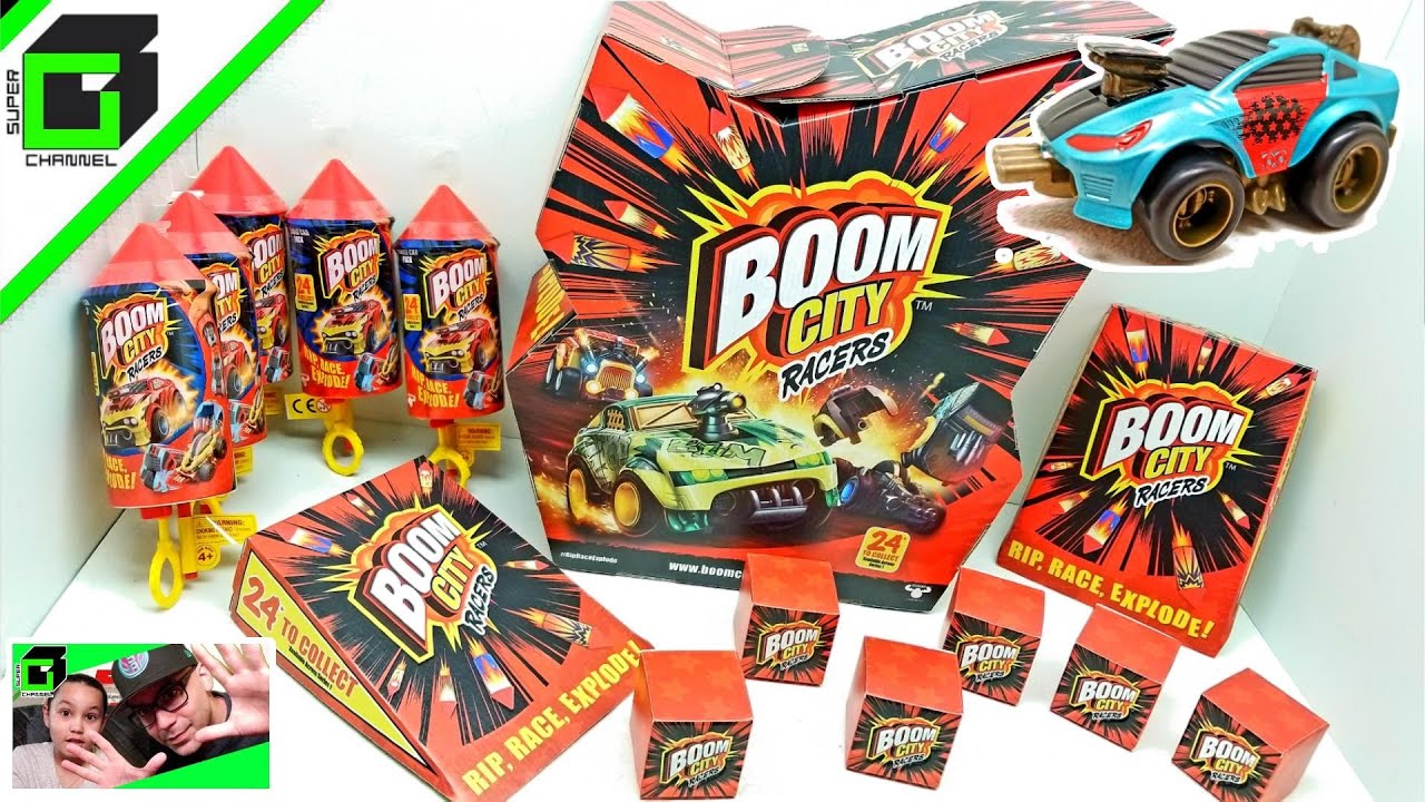 New! BOOM CITY RACERS! from Moose Toys Blind Box UNBOXING and REVIEW ...