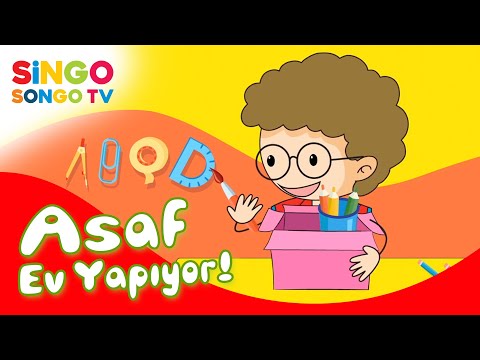 ASAF Ev Yapıyor 🏡 – SingoSongo TV I İsme Özel Çocuk Şarkıları 🎵