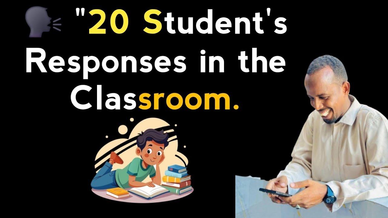 🗣️ "20 Student's Responses in the Classroom 🏫 for ESL Learners" 🎓 Learn ...