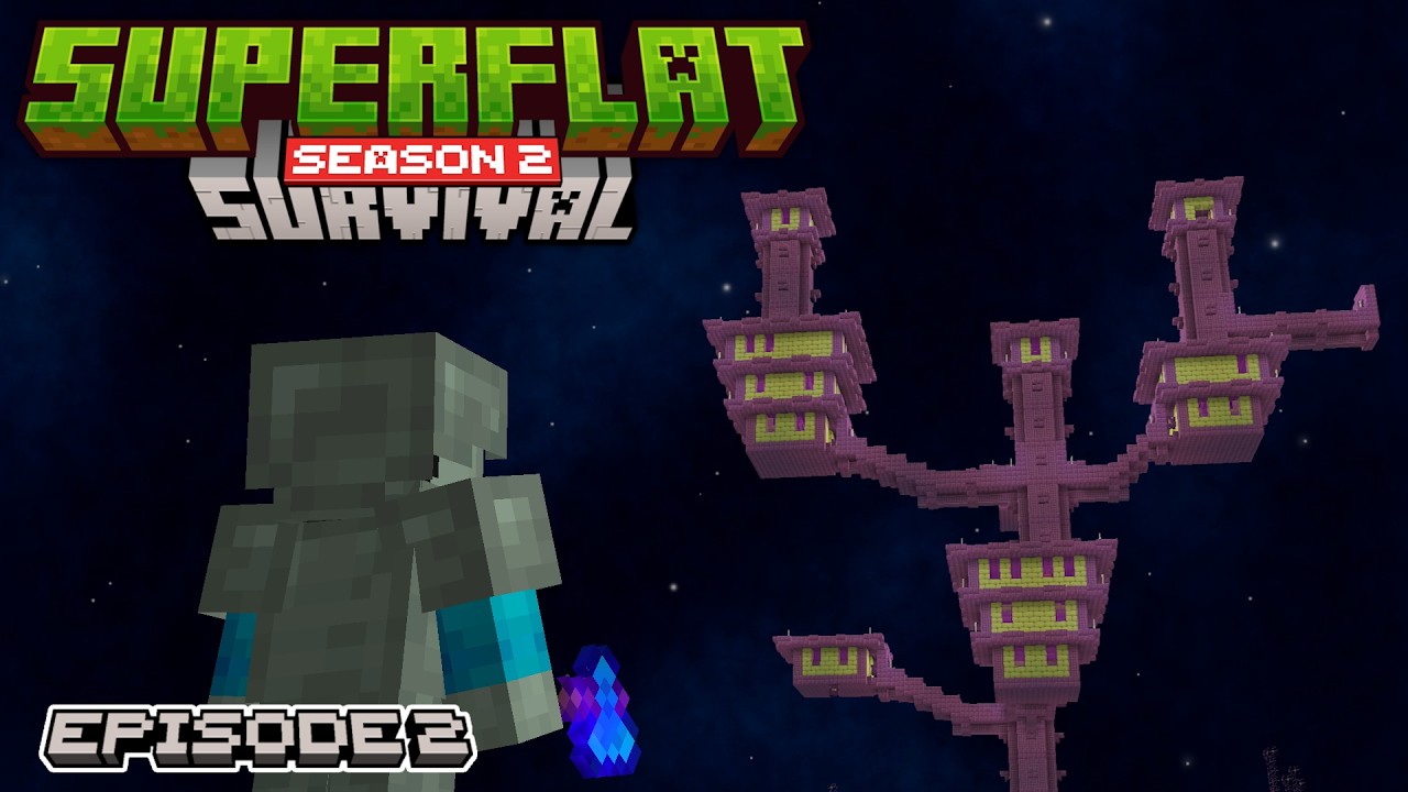 Going to the End in Superflat | Minecraft Superflat S2E2 - YouTube