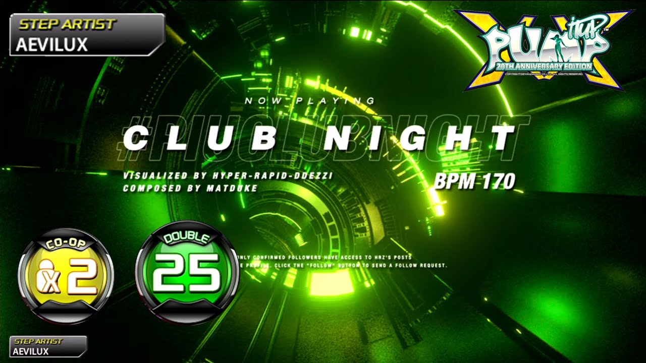 [PUMP IT UP XX] Club Night Co-Op aka DP25?? D25?? - YouTube