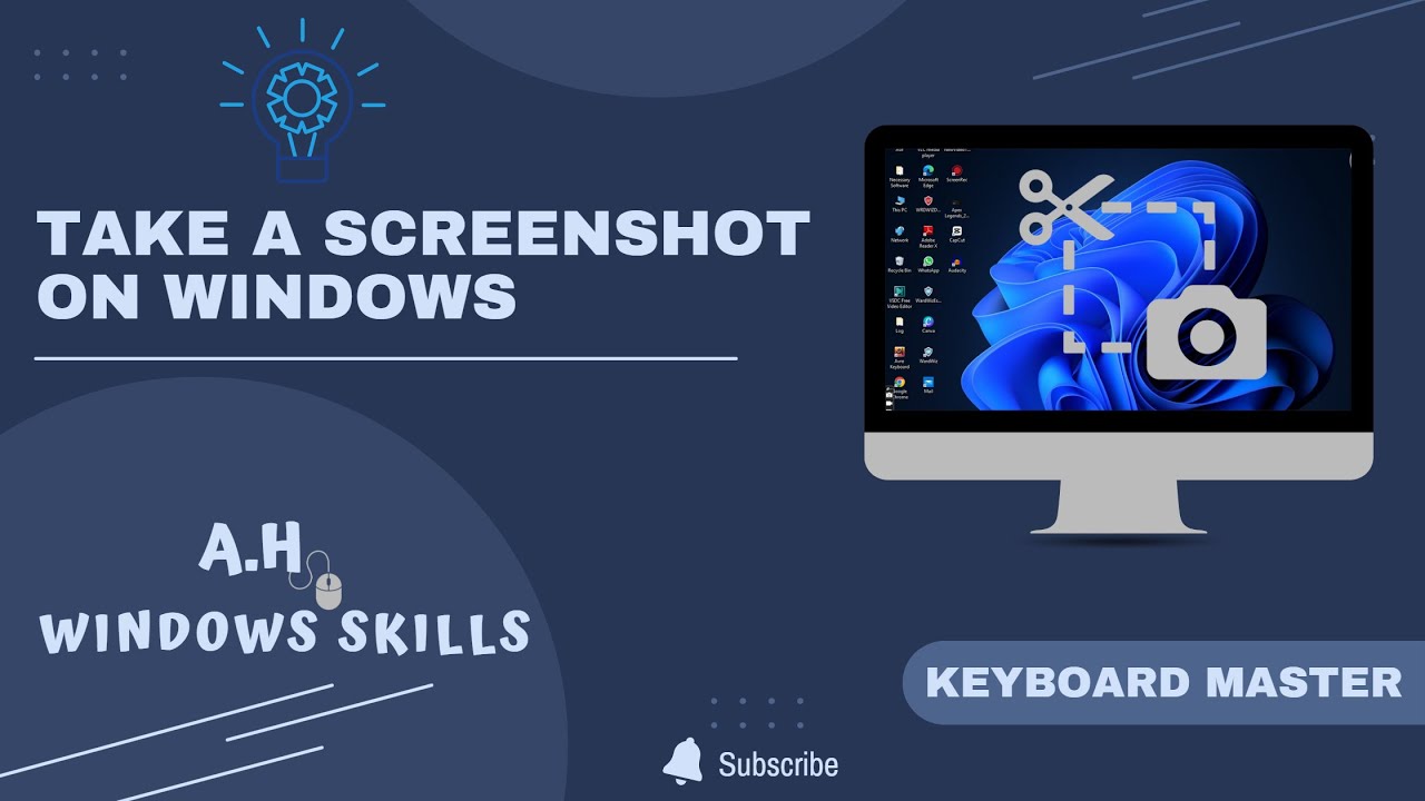 How to Take a Screenshot on pc - YouTube