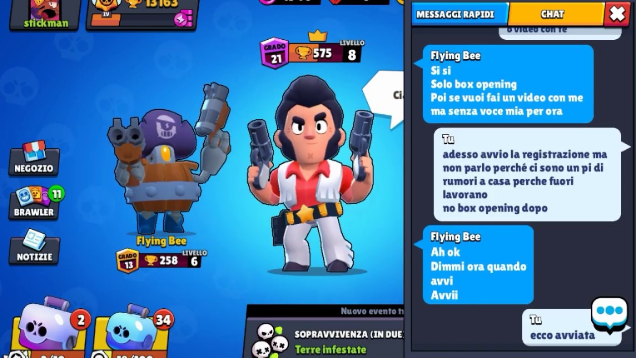 Brawl stars con flying Bee! - YouTube