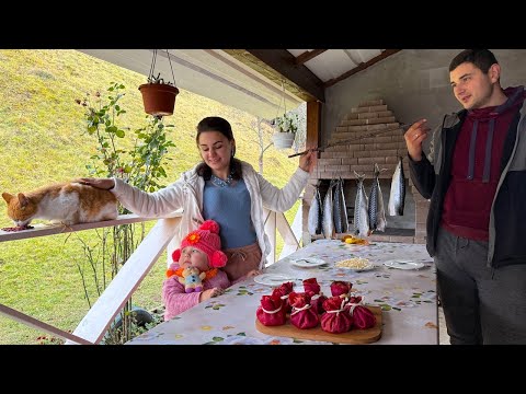 Karpat Aile Hayatı 🏔️ Dumanlı Uskumru, Dağ Çalışması ve Birlikte Keyifli Anlar ❤️🔥