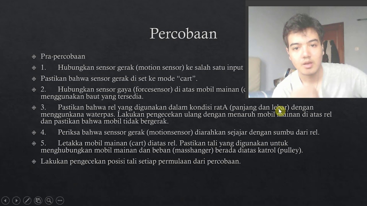 Percobaan Hukum Newton II dengan Motion Sensor dan Force Sensor - YouTube