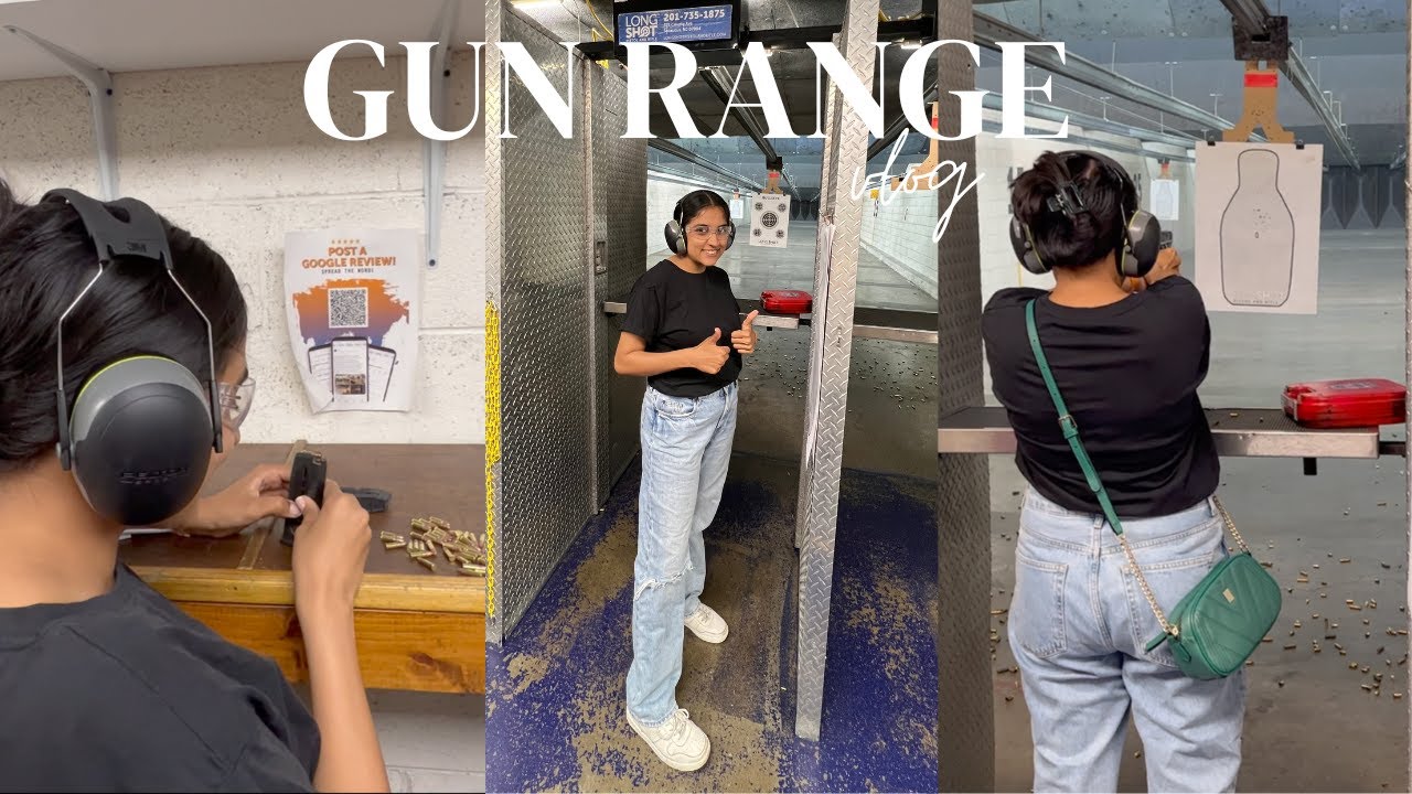 First Time At The Shooting Range Vlog #usatravel #nyc #shootingrange ...