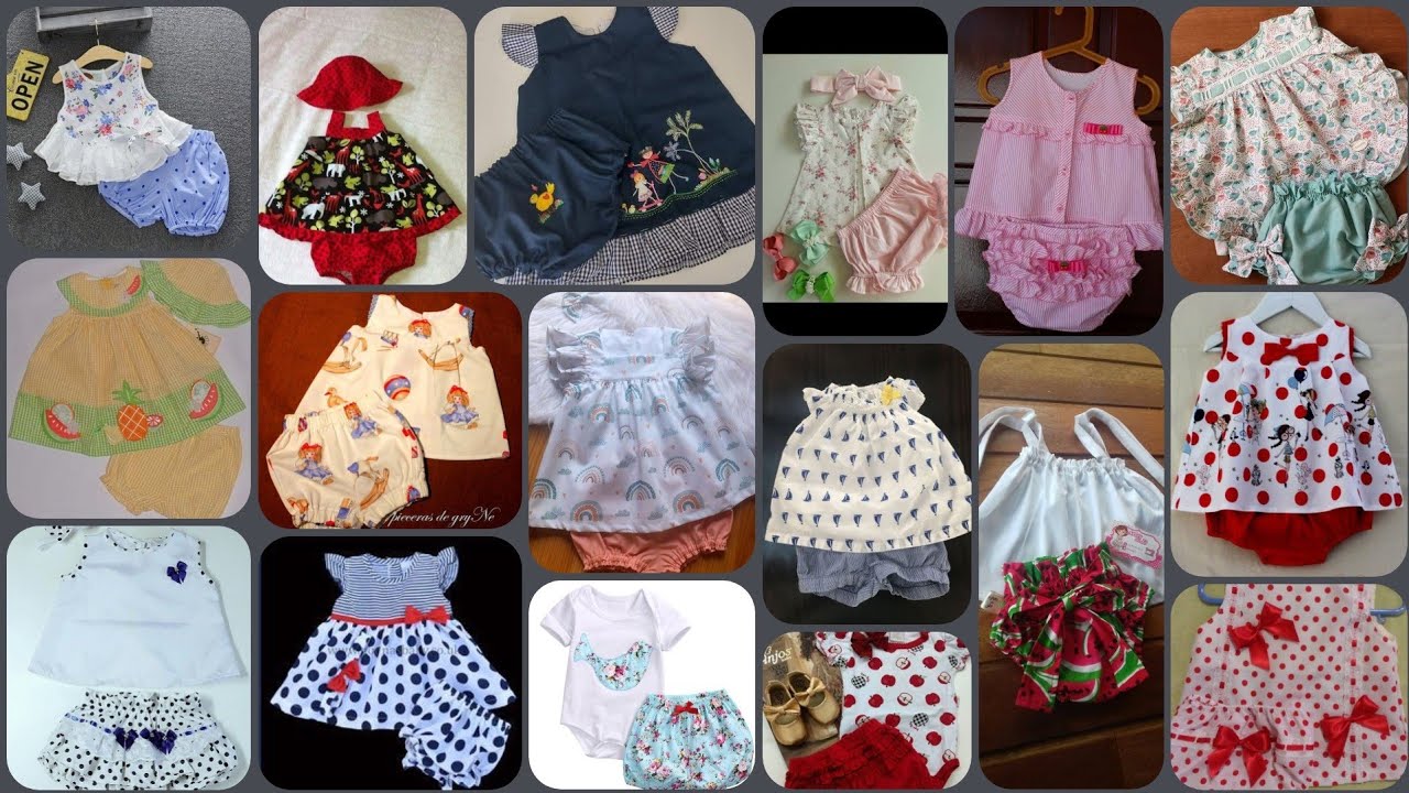 Baby girl froks design/ home stitch froks design @fatimafashion6334 ...