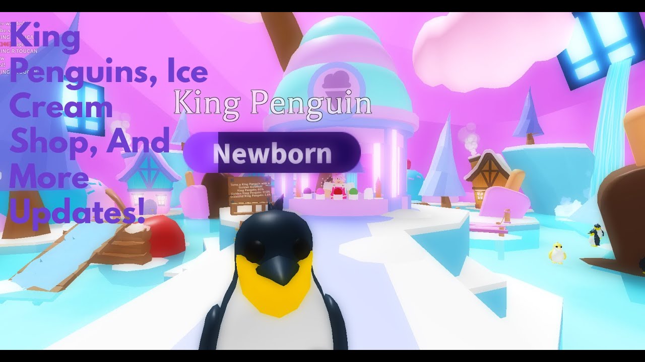 UGC Prizes, New Ice Cream Shop, and King Penguins in Adopt Me! - ROBLOX ...