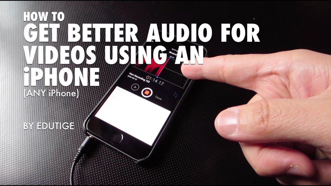 How to get better audio for videos using an iPhone 6 and an Edutige EIM ...