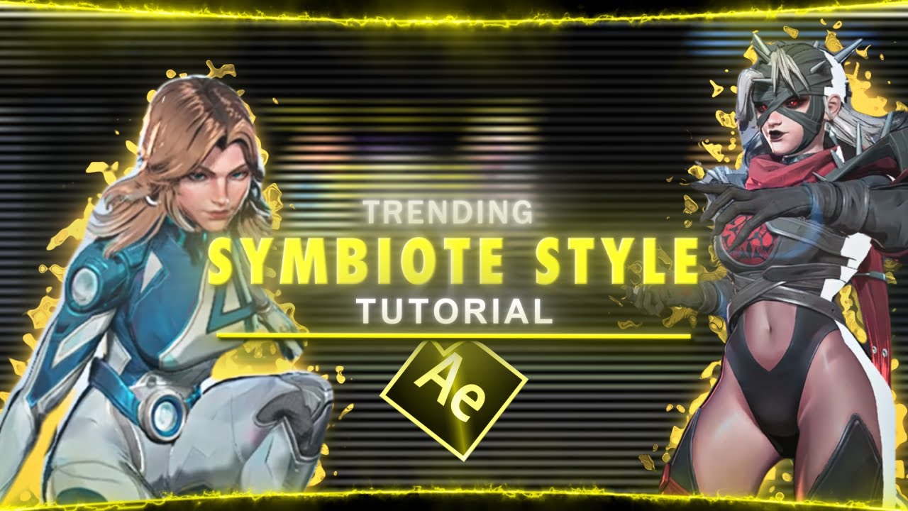 How to make VIRAL Symbiote style Edit I After Effects | Tutorial - YouTube