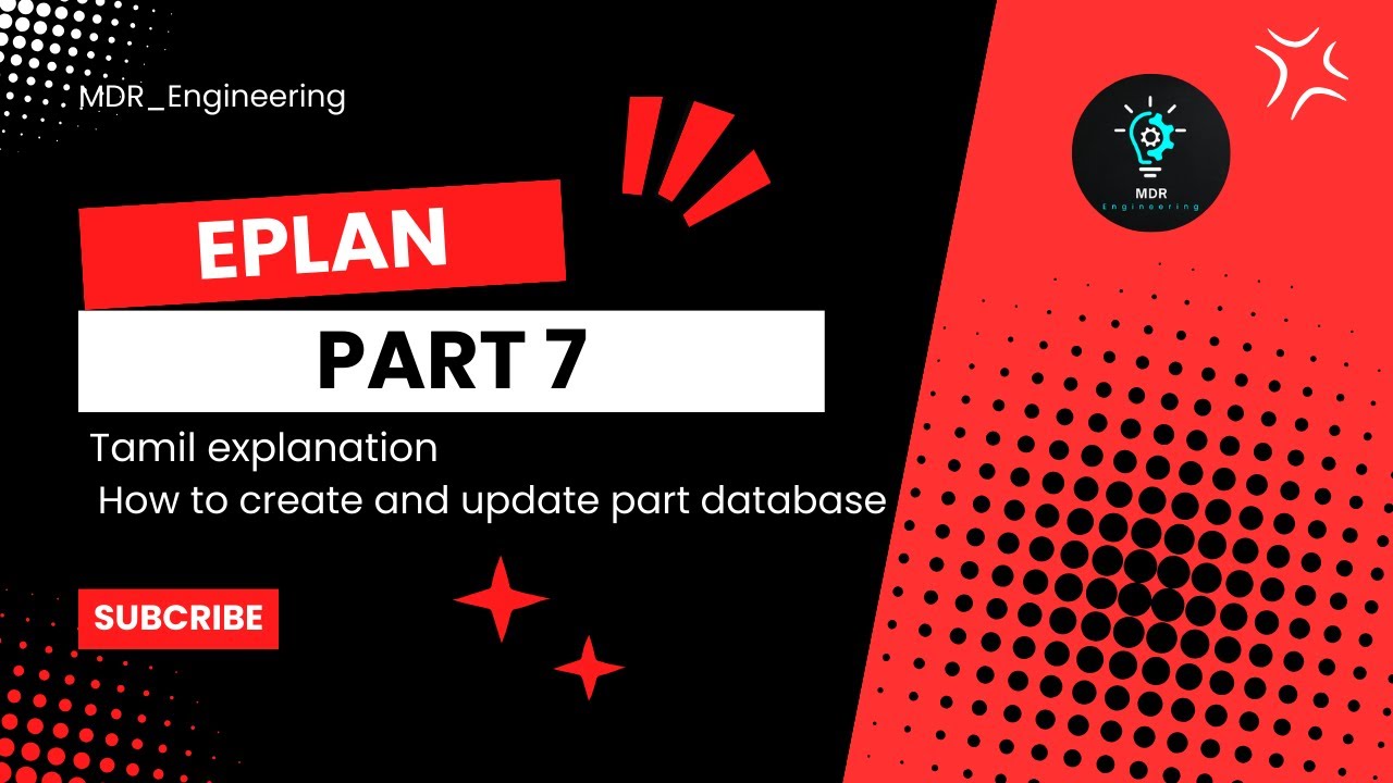 e PLAN Tutorial | part 7 | Tamil | part database - YouTube