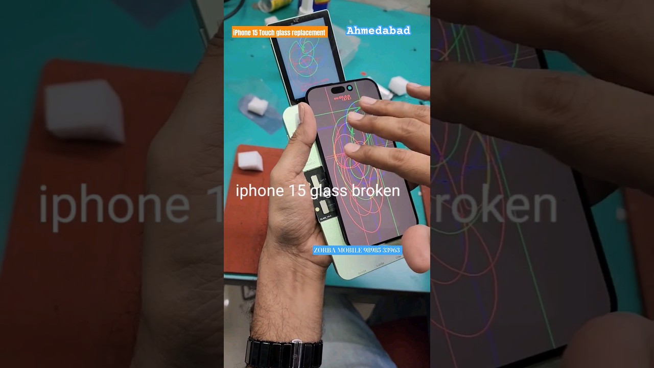 iPhone 15 display glass change. #short - YouTube