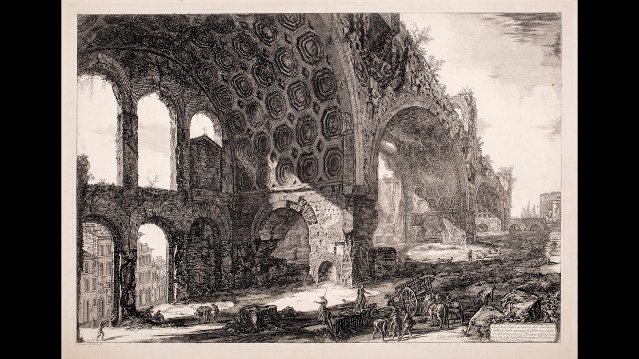 A Close Look at "Ruins of the Neronian Dining Room, Tempio della Pace ...