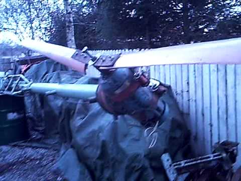 Home made pvc pipe wind turbine - YouTube