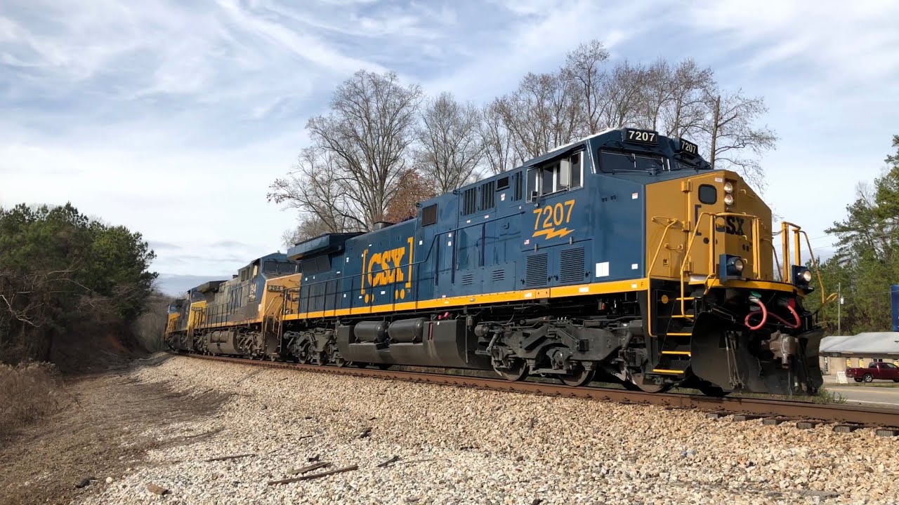 [1080p60] Railfanning CSX’s Lineville Subdivison feat. Brand New AC44 ...