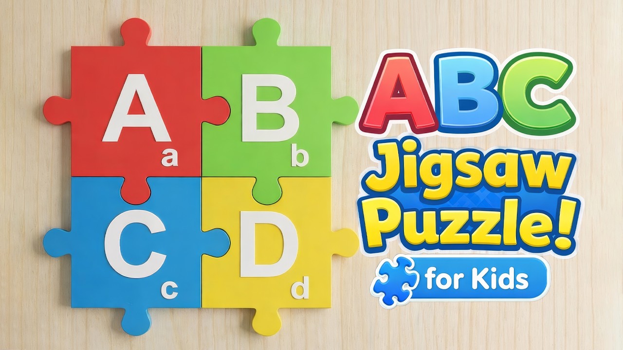 ABC Jigsaw Puzzle for Kids 🧩 | Learn Letters A–Z Fun & Easy! # ...