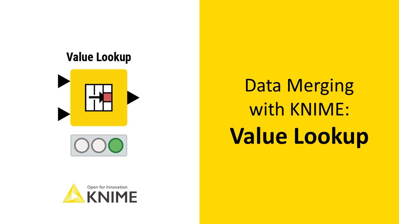 Data Merging with KNIME: Value Lookup - YouTube