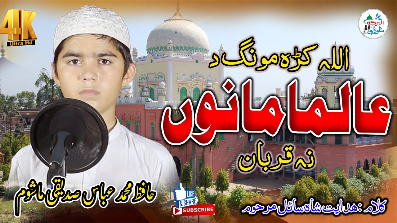 Pashto New Best Naat 2023||Allah Kra Mong Da Alimano Na Zar||Abbas ...