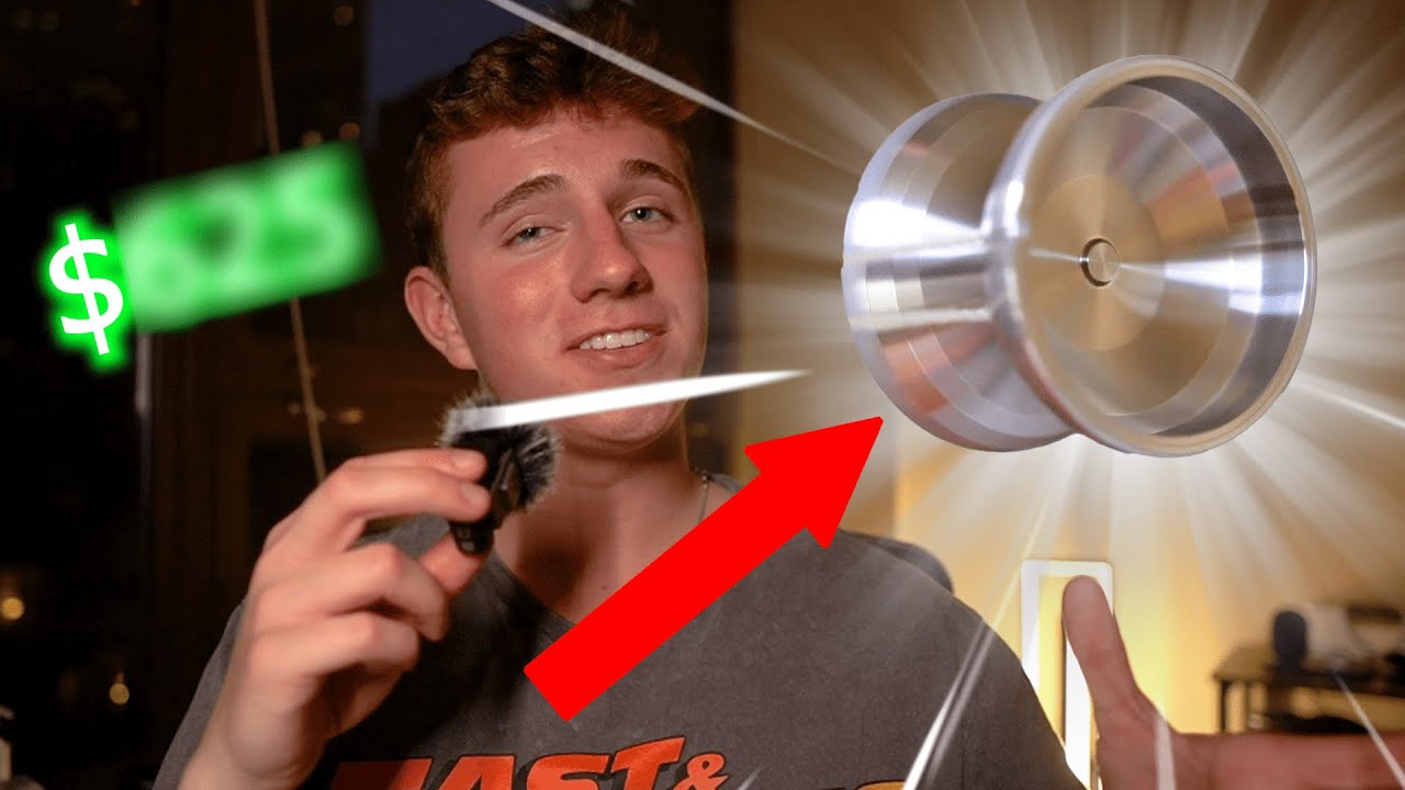 $625 INSANE YOYO??!! Enso YoYo "Full-Metal Damascus" YoYo Review ...