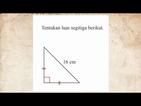 Tentukan luas segitiga berikut (Phytagoras/ luas segitiga) - YouTube