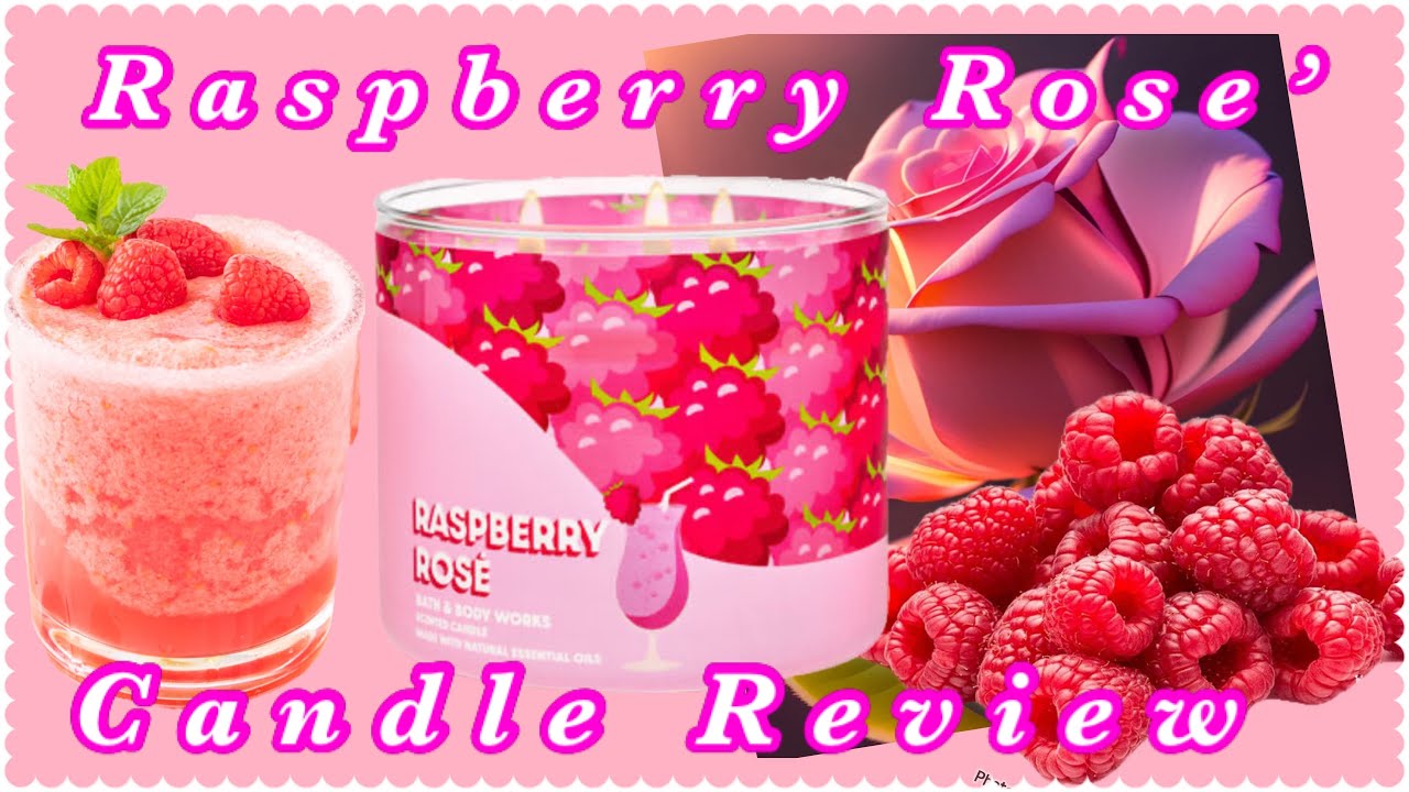 Raspberry Rose Candle Review - YouTube