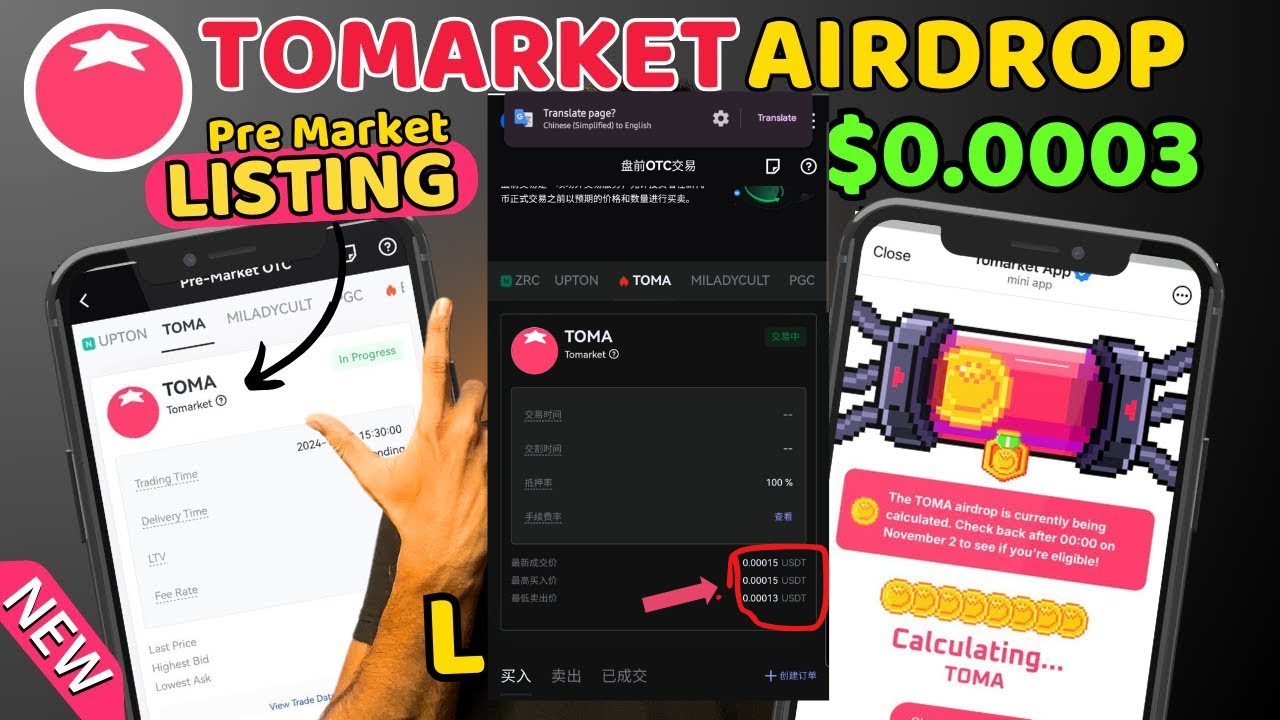 Tomarket Premarket Price Prediction | Toma premarket Price | Tomarket ...