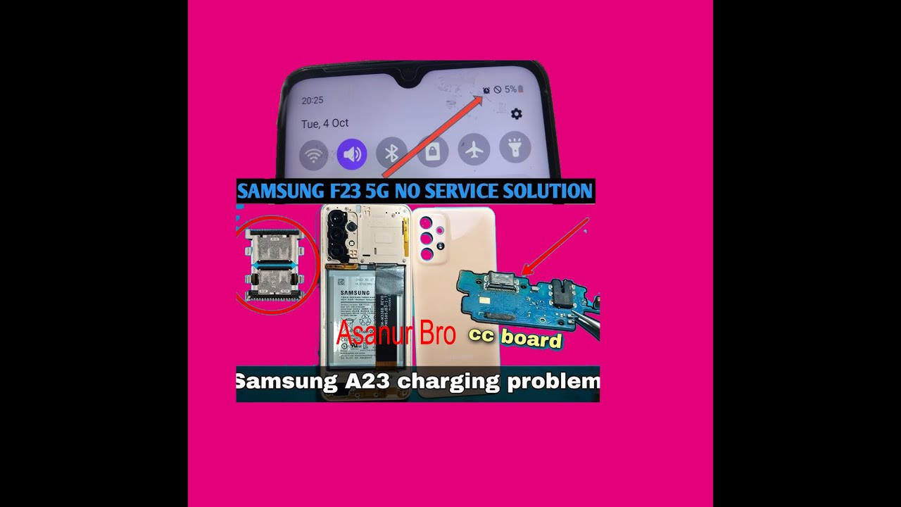 Samsung A23 5G No Service Solution 100% - YouTube