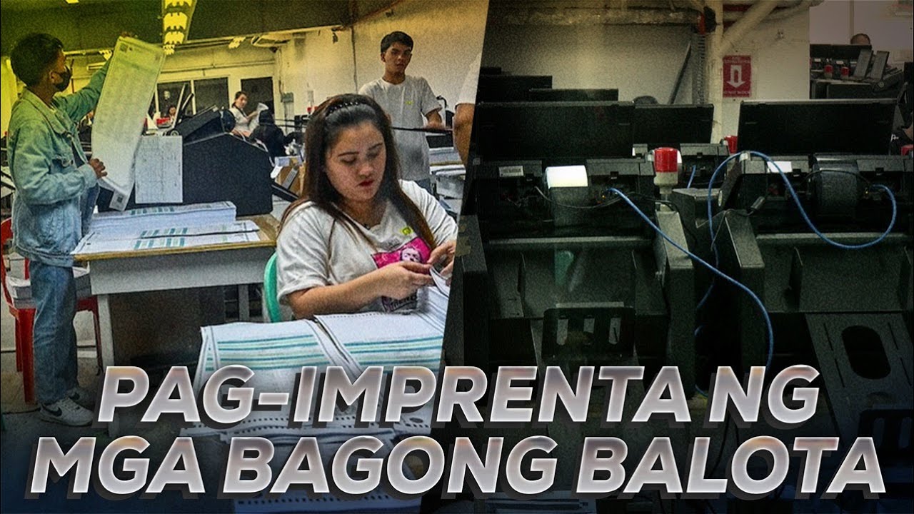 #BalitangA2Z|MULING PAG IMPRENTA NG MGA BAGONG BALOTA PARA SA 2025 ...