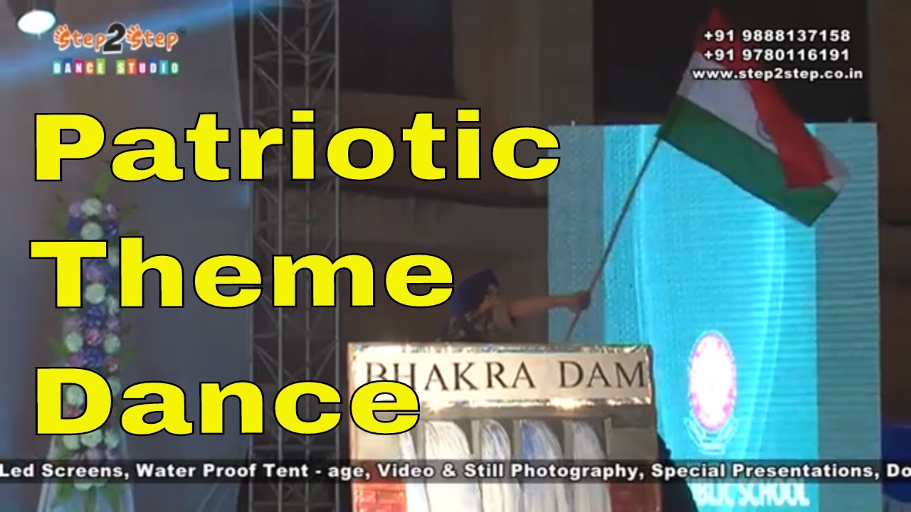 Patriotic Theme Dance Performance At School Annual Day | Patriotic ...