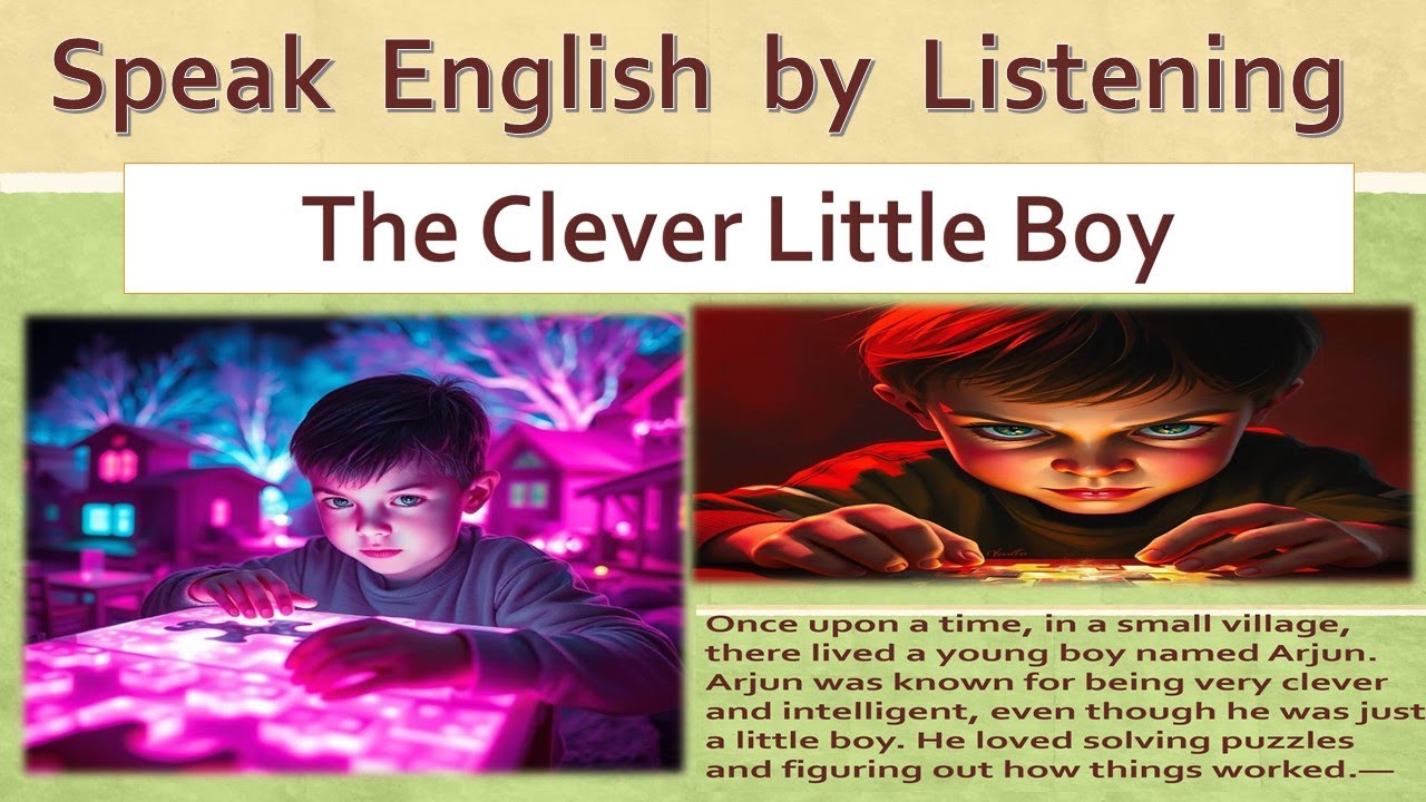 The Clever Little Boy #Amazing way to learn English through stories # ...