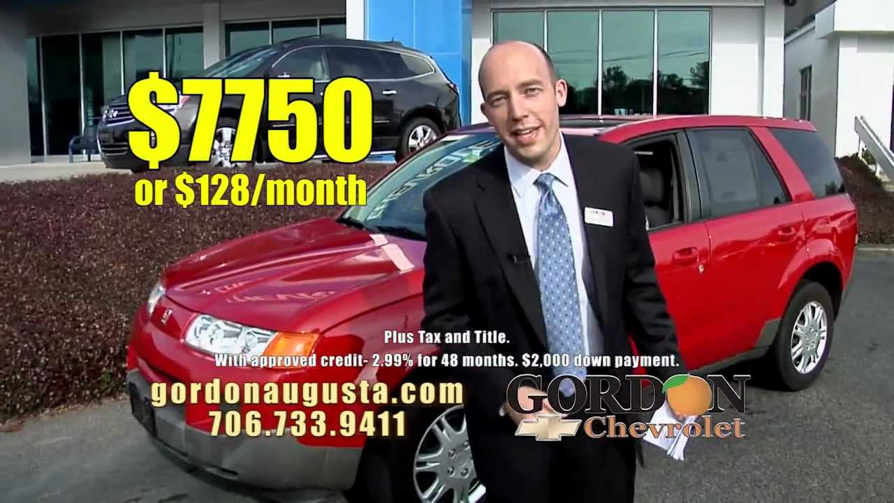GORDON CHEVROLET USED CAR SPECIALS 1 19 2013 1 - YouTube