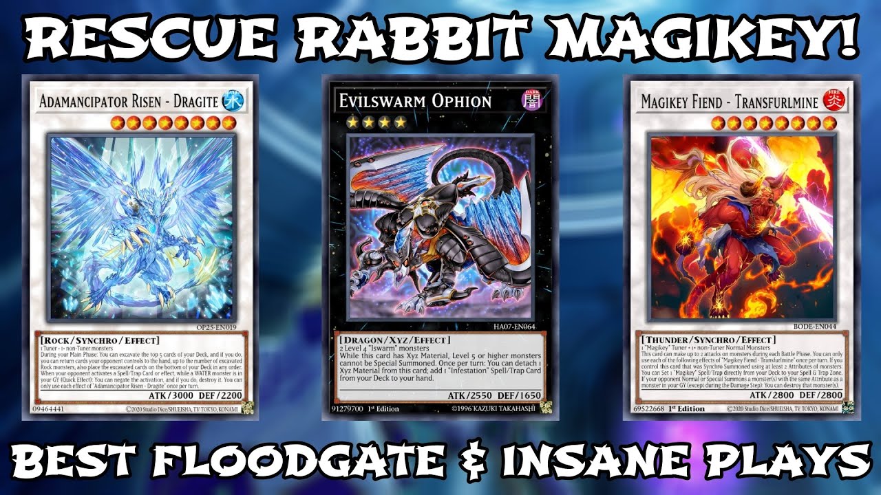 Yu-Gi-Oh! Duel Links || RESCUE RABBIT MAGIC KEY! AN INSANE TURN ONE! 4 ...