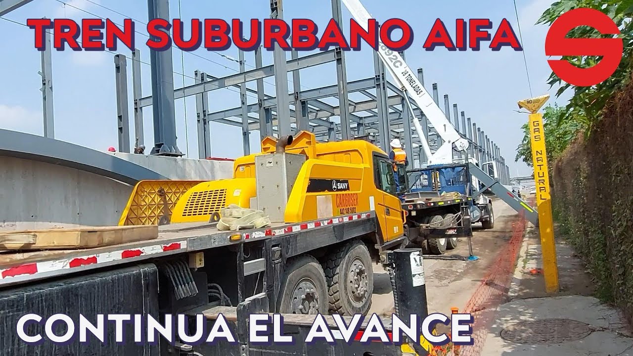 Avance del TREN SUBURBANO AIFA MX - Avance de Obra TREN AIFA Noviembre ...
