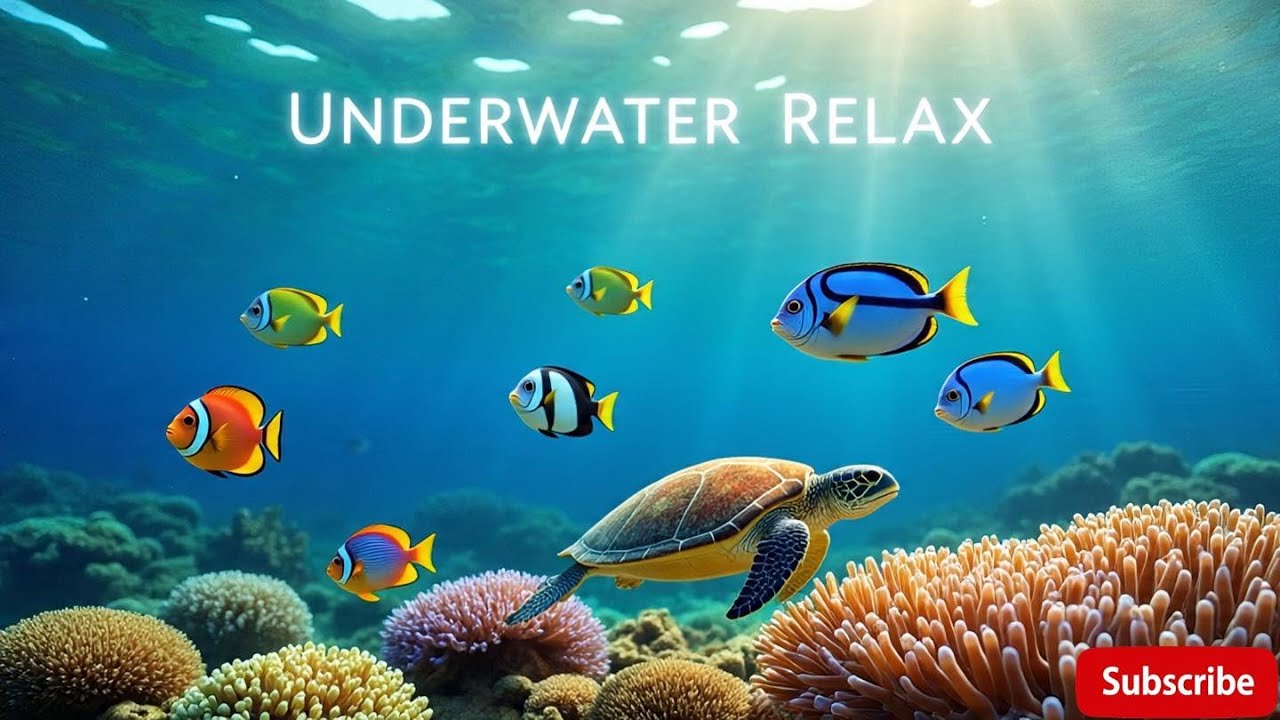 11 Hours of Ocean Paradise 🌊 Deep Underwater Relaxation & Calming Music ...