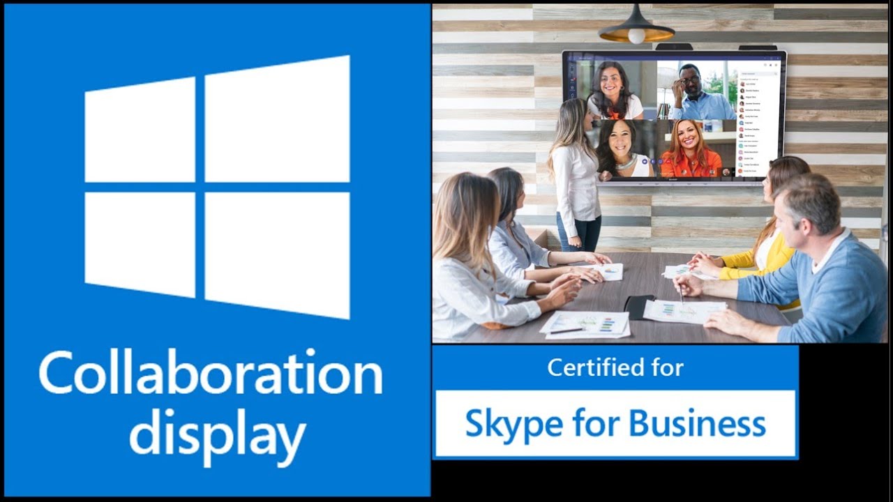 Introducing the Windows collaboration display from Sharp - YouTube