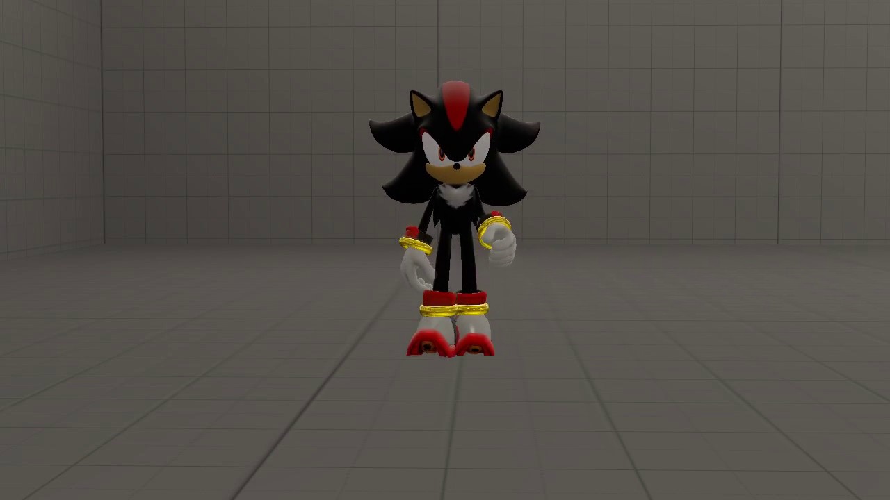Shadow the Hedgehog Walk Cycle - YouTube