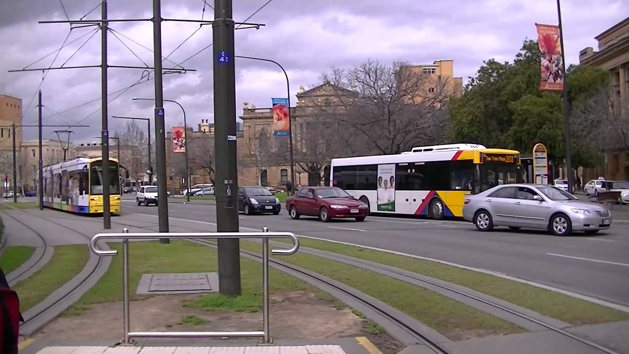 Adelaide Flexity 108 @ Victoria Square (AOA) - YouTube