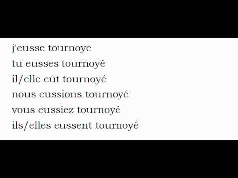 Conjugaison visuelle # Verbe = tournoyer = - YouTube