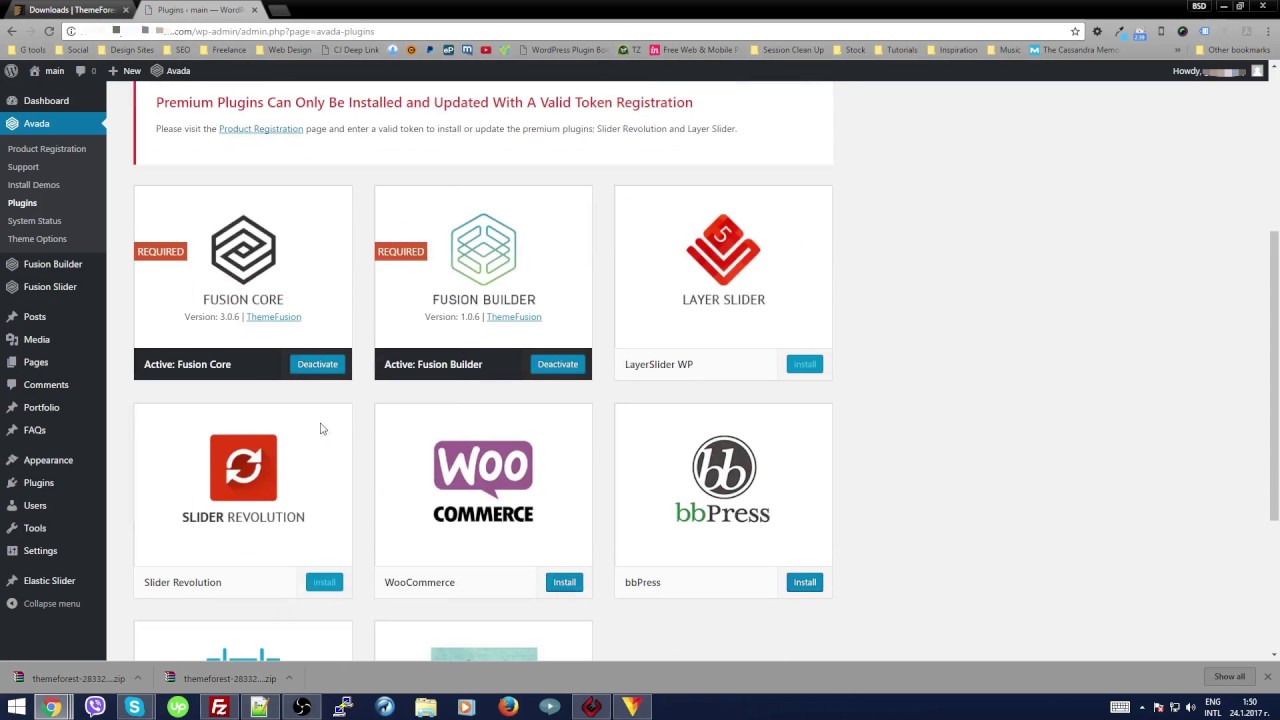 How to Install, Register and Setup a Demo with Avada Theme from ThemeForest - YouTube