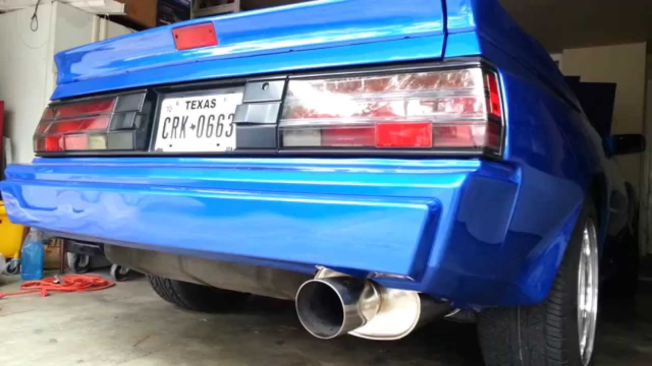 starion/conquest exhaust - YouTube