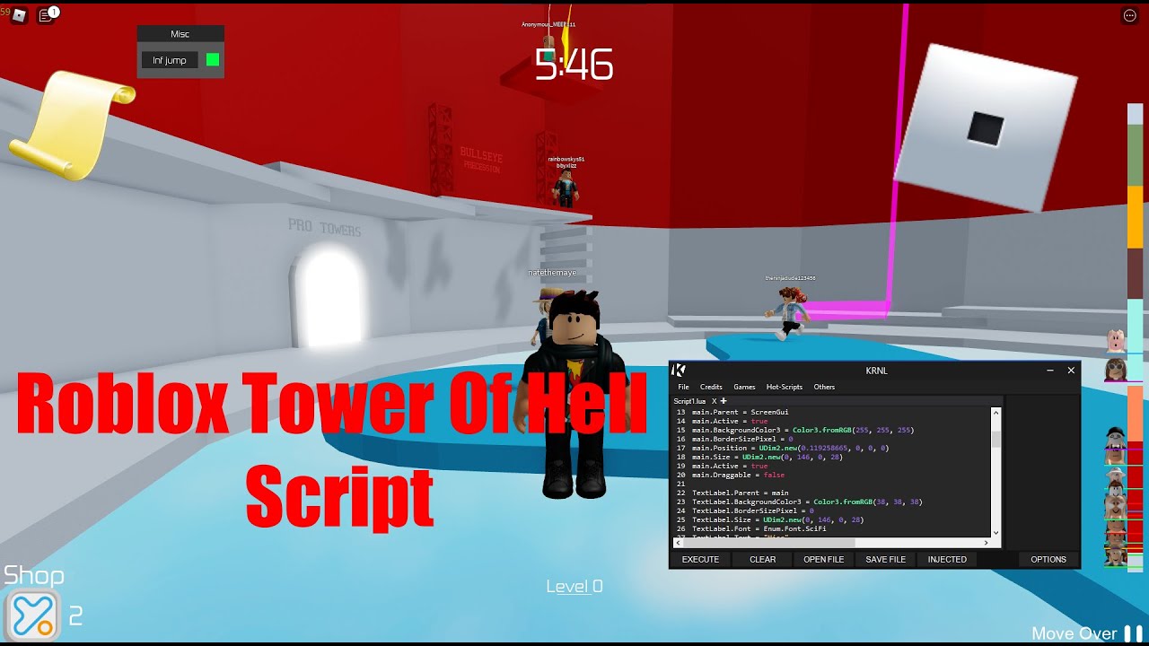 Tower Of Hell Script - YouTube