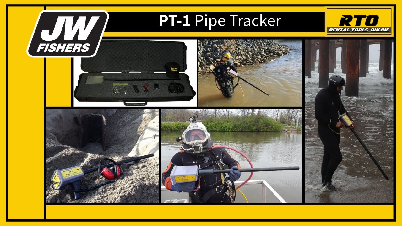 JW Fishers PT-1 Pipe Tracker- Powerful Magnetometer for Tracking ...
