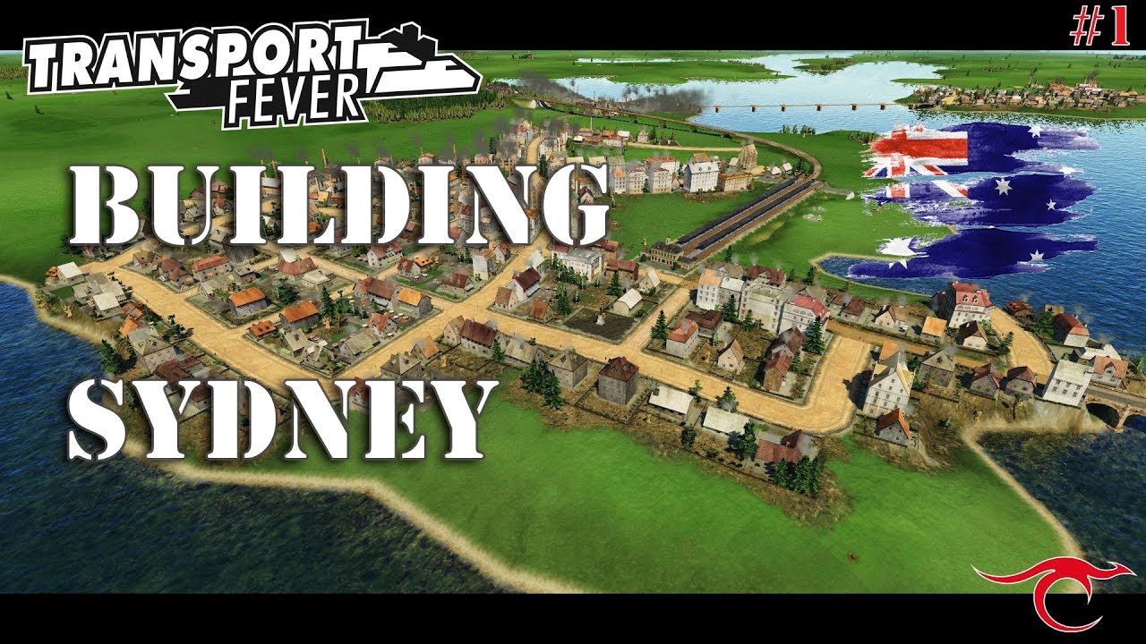 Building Sydney | Transport Fever - Sydney 1850 Ep.1 - YouTube
